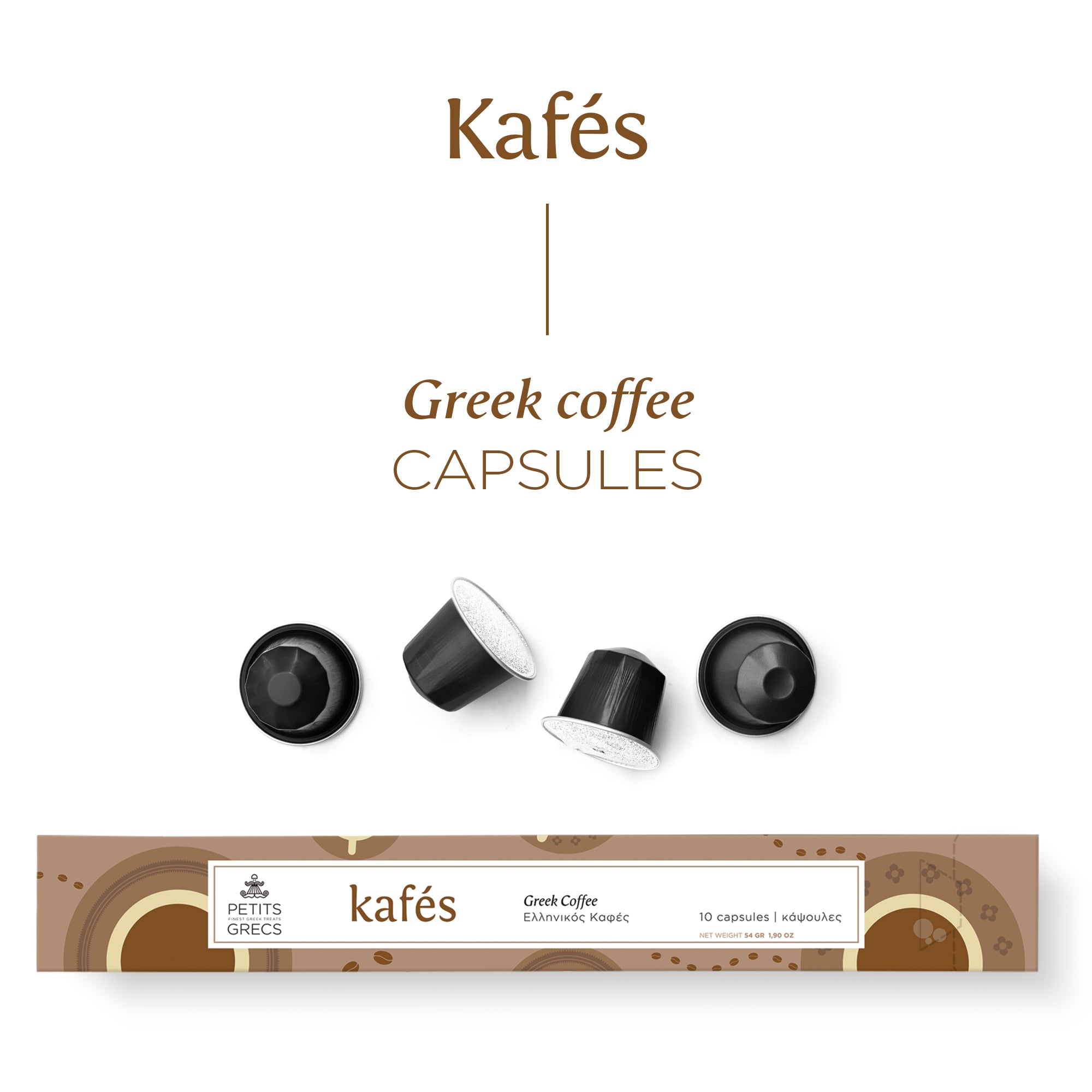 "Kafes" - Greek Coffee Capsules – PETITS GRECS